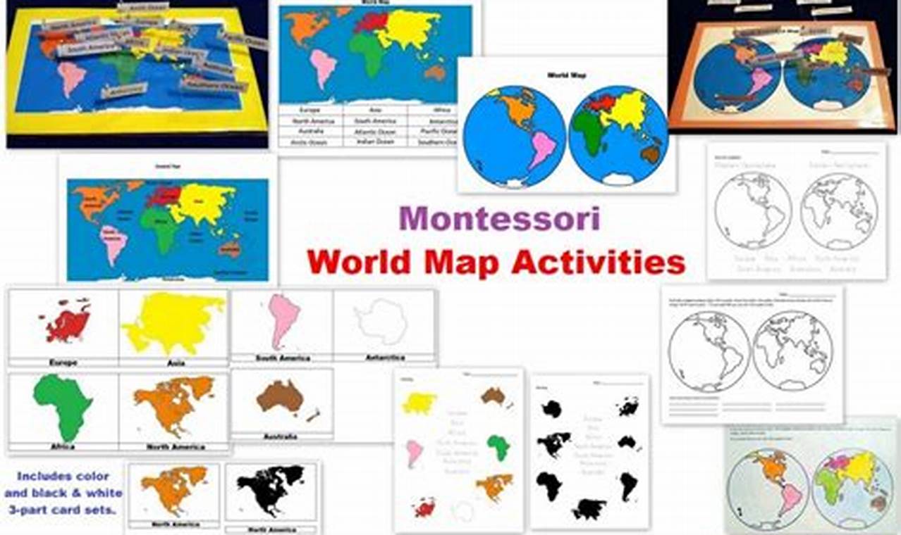 Best Montessori Maps for Kids & Classrooms